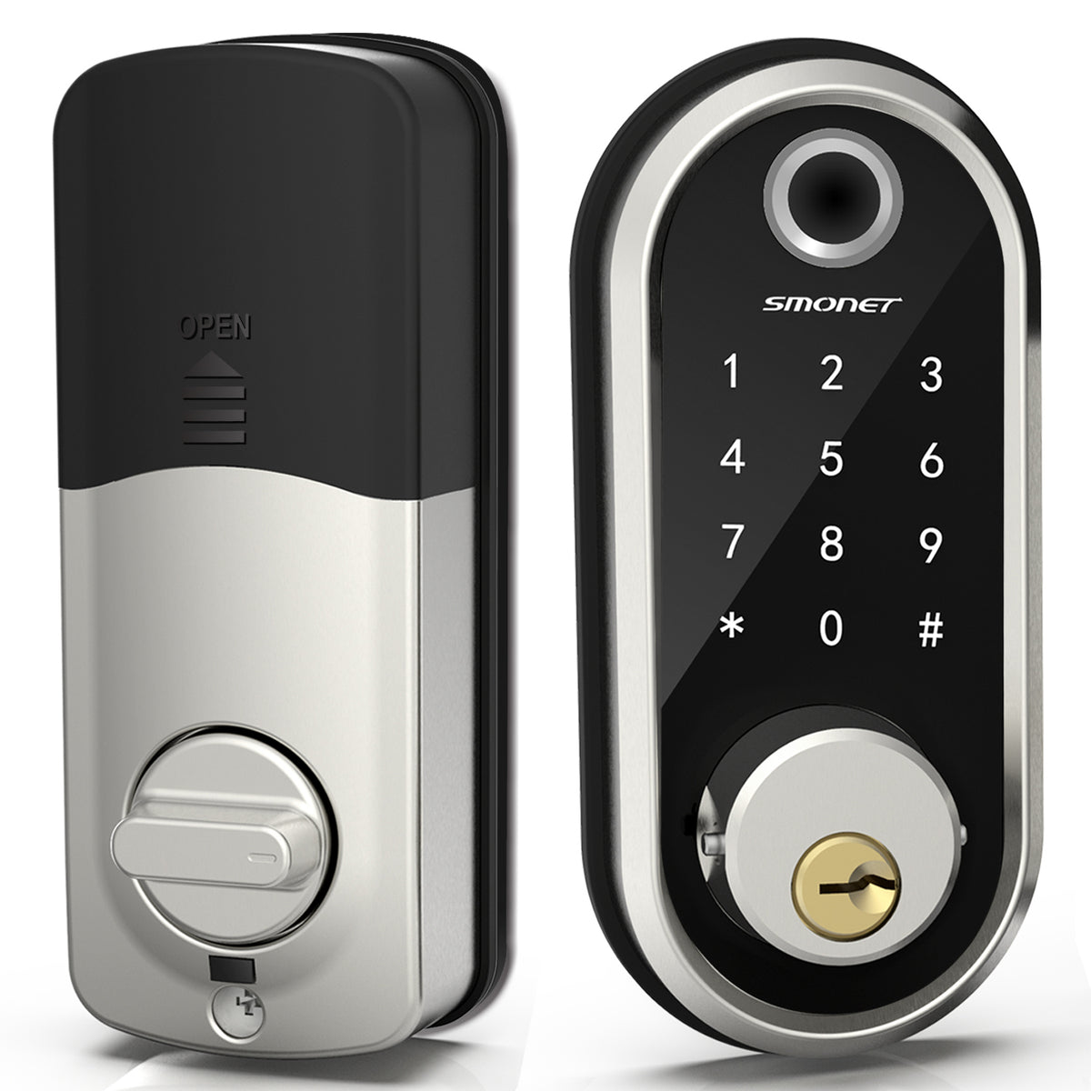 Fingerprint Smart Keyless Door Lock - Smonet ZNS-Y001